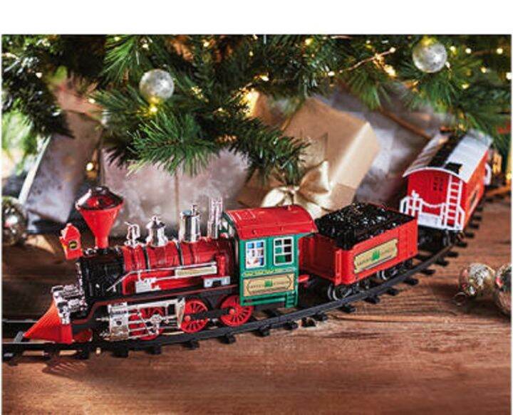 Santa Express Train Set 45 Piece: Battery Operated Infrared Remote ...