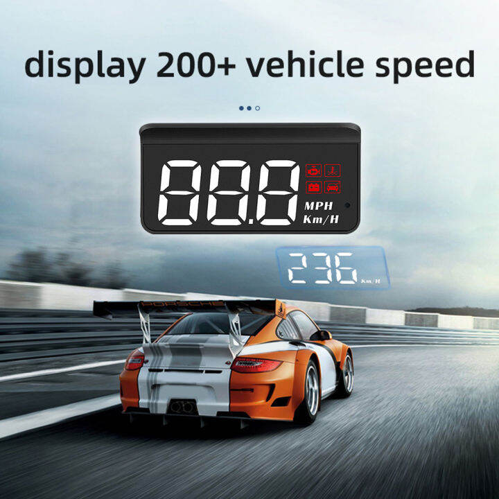 Electronic HUD Projector Display Multifunctional Digital Speedometer ...