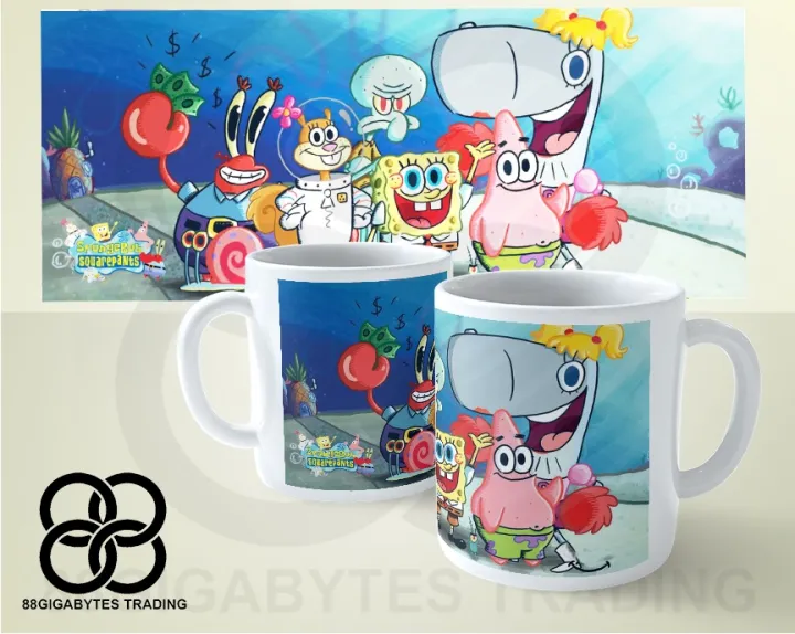 Mugtoons : Spongebob Mugs design 11oz Ceramic Mug | Lazada PH