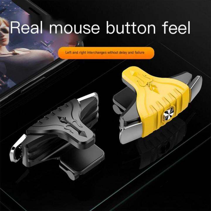 Mobile Game Trigger Mobile Phone Gaming Trigger 1 Pair Fire Button Aim Key Controller For Smart ...