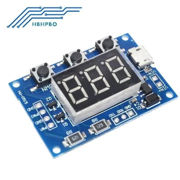 2 Channel PWM Generator Adjustable Duty Cycle Pulse Frequency Module ...