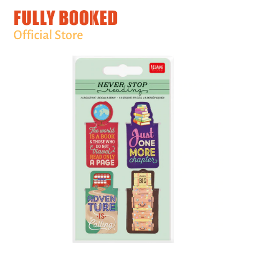 Legami: Never Stop Reading Magnetic Bookmarks Set (Travel) | Lazada PH