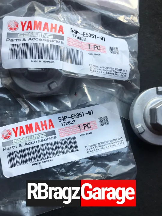 Genuine Yamaha 54P-E5351-01 Drain Plug - MIO i 125/SOULi/AEROX/NMAX V2 RBragzGarage | Lazada PH