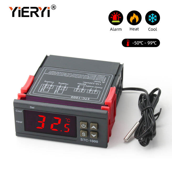 Yieryi Digital Temperature Controller Thermostat Thermoregulator ...