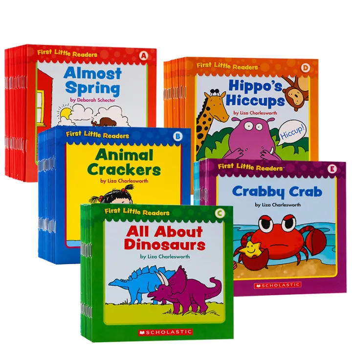 First little readers level a B C D E F 3-8 years old English ...