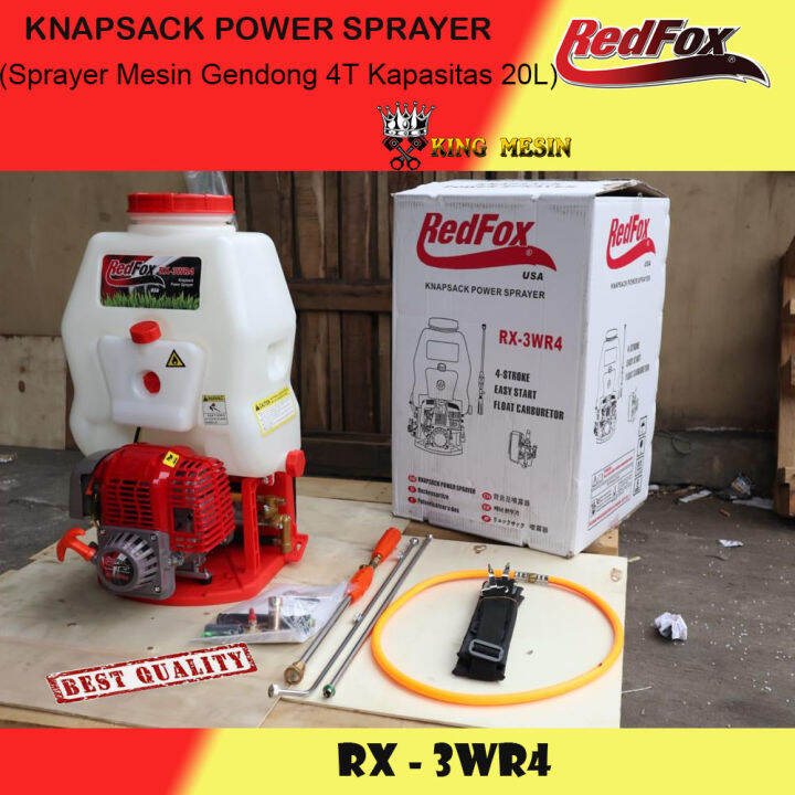 KNAPSACK POWER SPRAYER/SPRAYER MESIN GENDONG 4T KAPASITAS 20L RX-3WR 4 ...