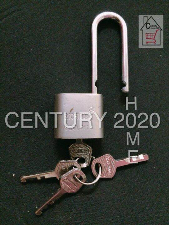 RICHDOOR Padlock Long Head Laminated Pad Lock Heavy Duty Brass Lock ...