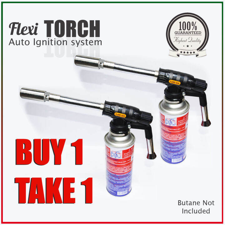 Set 2 High Temperature Gas Torch Culinary Blow Torch Gun Blowtorch ...