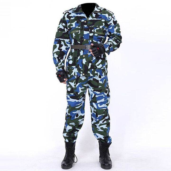 Man SWAT Soldier Army Suit Uniform Costumes Security Work Wear Tactical ...