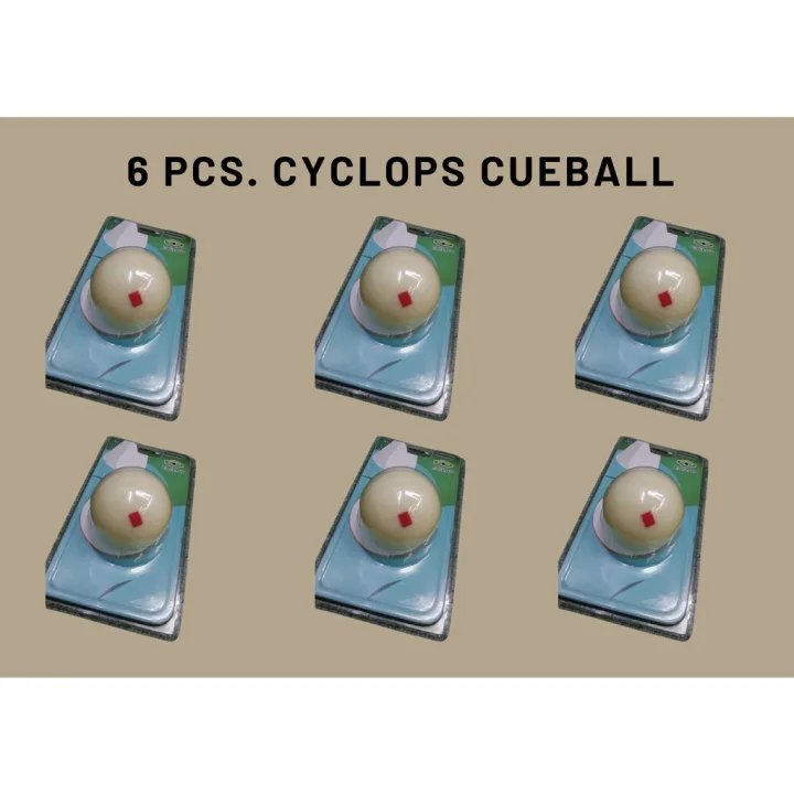 6PCS. CYCLOPS CUE BALL (MOTHER BALL) / PAMATO PARA SA BILYARAN ...