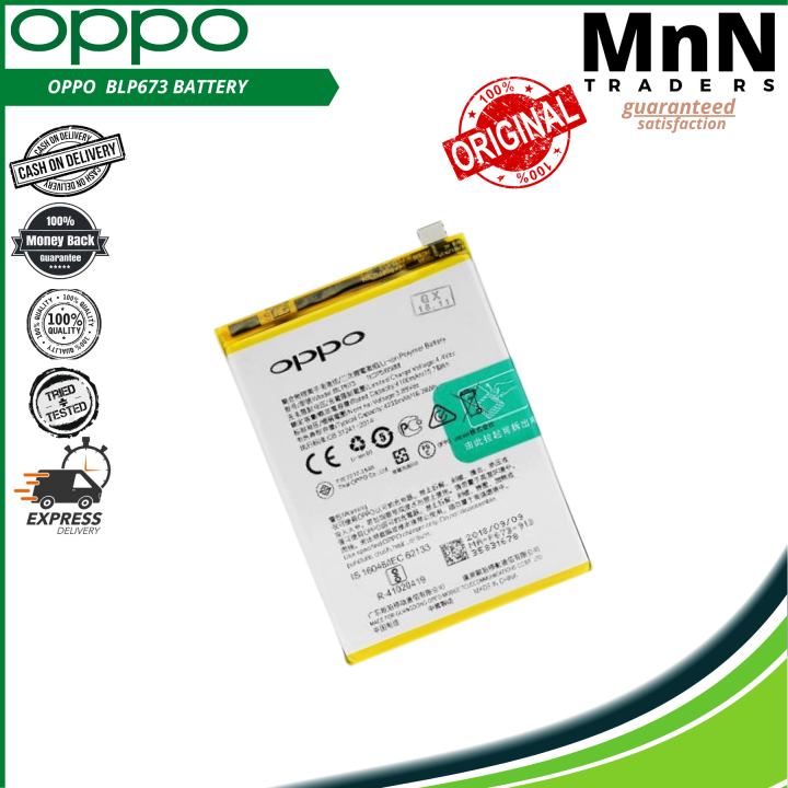 OPPO A3S Battery, Model BLP673, Li-ion Built in Smartphones Android ...