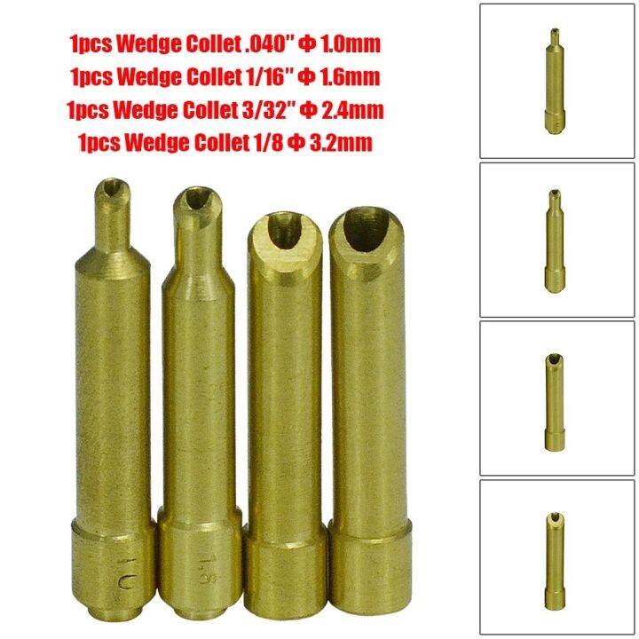 Wedge Collet Set For DB SR WP 17 18 26 TIG Welding Torch 4pcs Practical ...