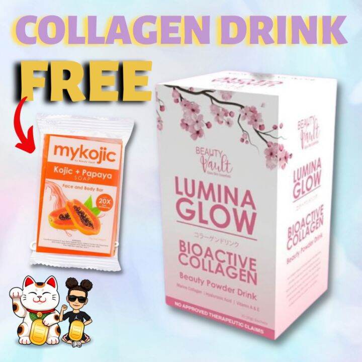 （New product） DRINKS: Lumina Glow Bioactive-collagen ( 10 sachet )𝐖𝐢𝐭𝐡 ...