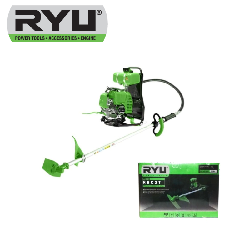 RYU Mesin Potong RBC2T Brush Cutter Rumput 2 Tak Gendong RBC 2T ...