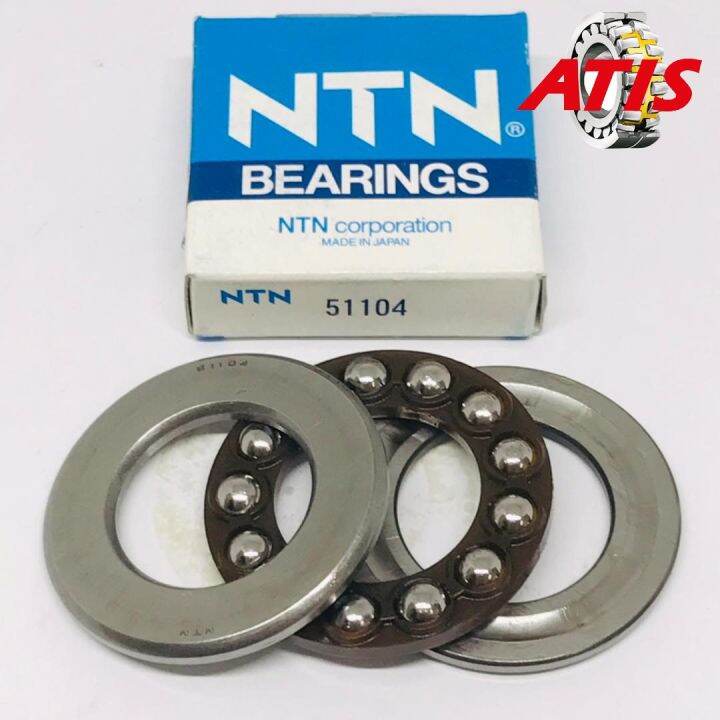 NTN 51104 ( 20 x 35 x 10 ) 100% ORIGINAL Made In JAPAN Single Direction ...