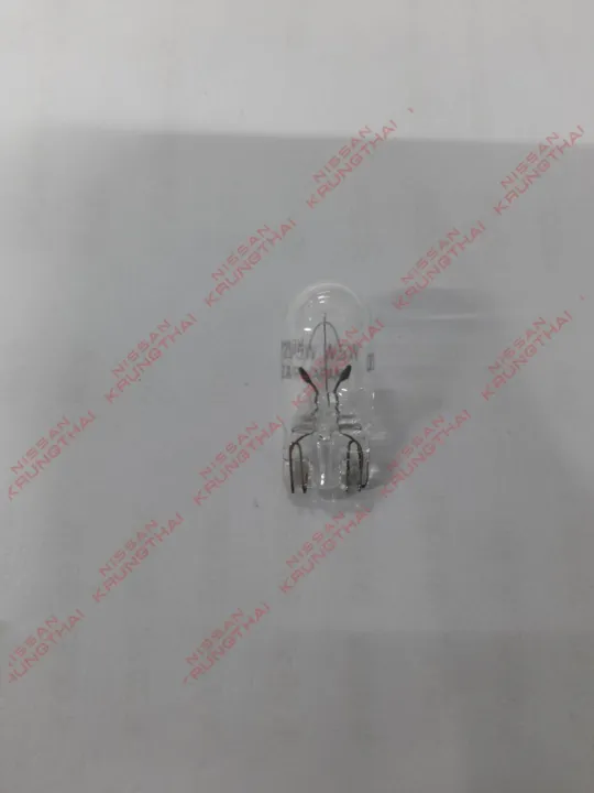 หลอดไฟหรี่ หลอดไฟส่องป้ายทะเบียน 12V-5W 26261-C9903 (เป็นอะไหล่แท้ ...