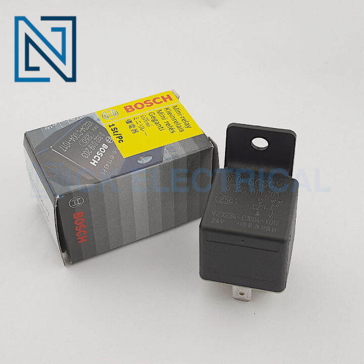 0332019203 Original Bosch 5 Pin 24V Auto Relay (Made in Portugal) | Lazada