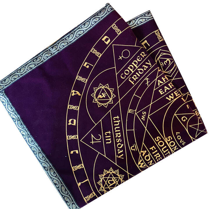 Tarot Table Cloth 7 Chakras Altar Cloths Witchcraft Divination Tarot ...