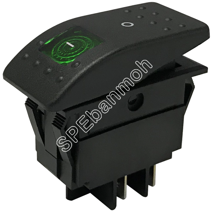 RK1-04 สวิทช์รถยนต์ (Automotive switch) 12V 20A DC 24V 10A DC สีเขียว ...