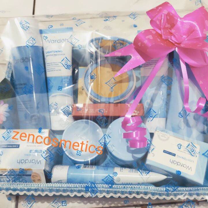 Wardah Paket Seserahan / Wardah Hantaran nikah PAKAI BOX PARSEL ...