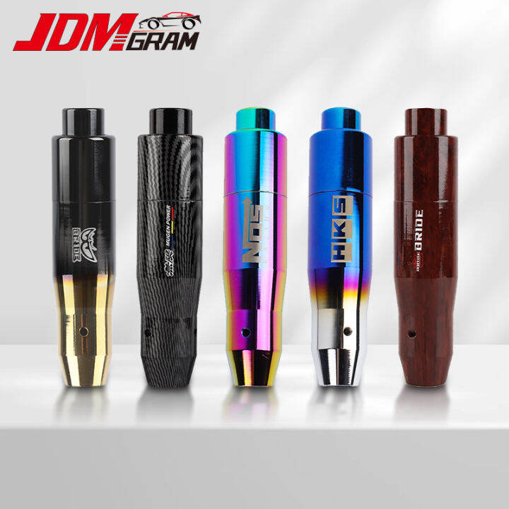 Titanium Blue Car Gear Shift Knob HKS/BRIDE/NOS/MUGEN Automatic Auto ...