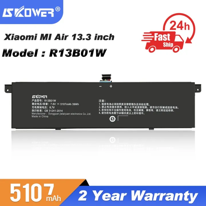 Laptop Battery For Xiaomi MI Air 13.3" 12.5" 15.6" Gaming GTX1050 Ruby ...