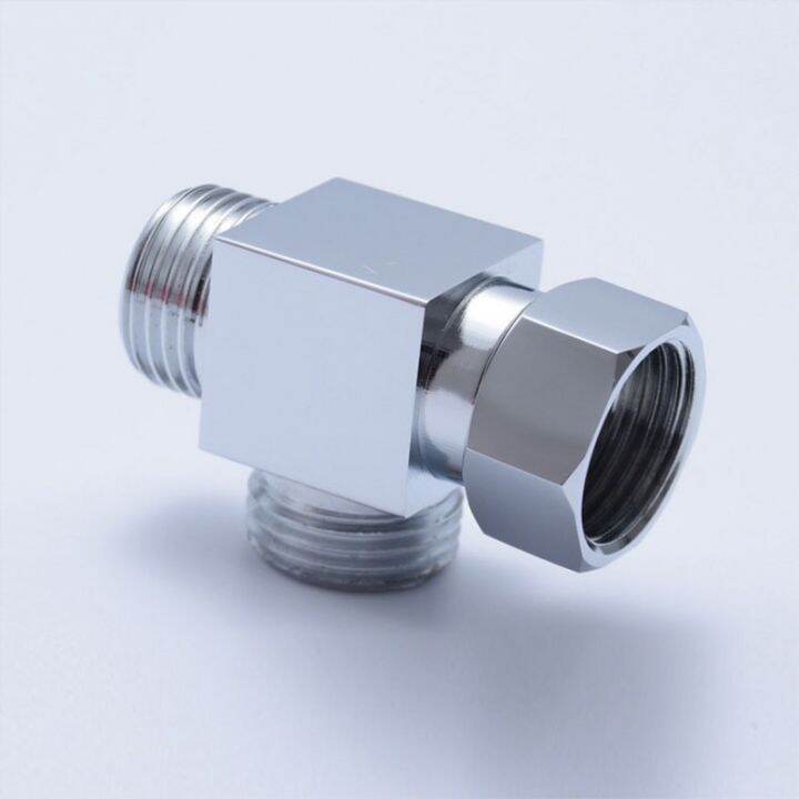 Shower Arm Diverter 3 Way Brass Chrome Adapter W Diverter Shape