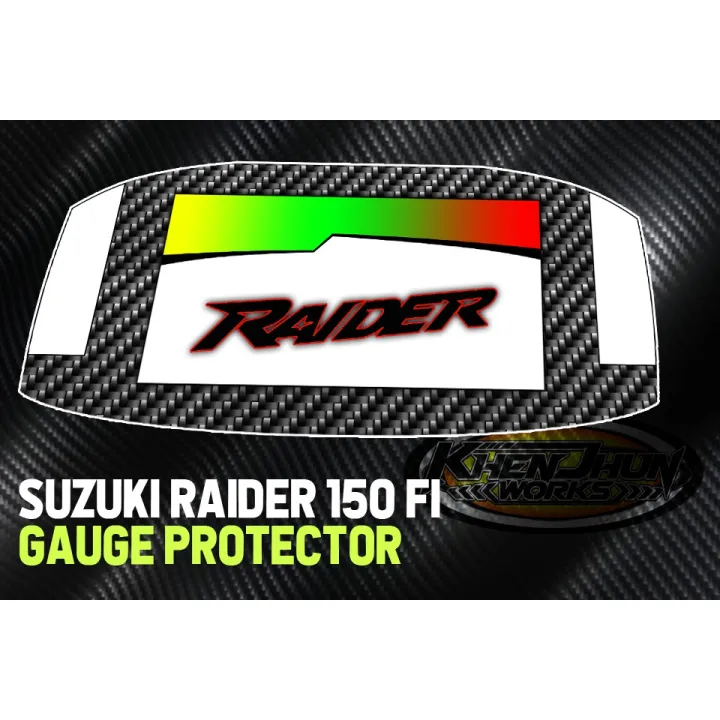 wo- Gauge Protector for Suzuki Raider 150 FI Bk with multicolor | Lazada PH