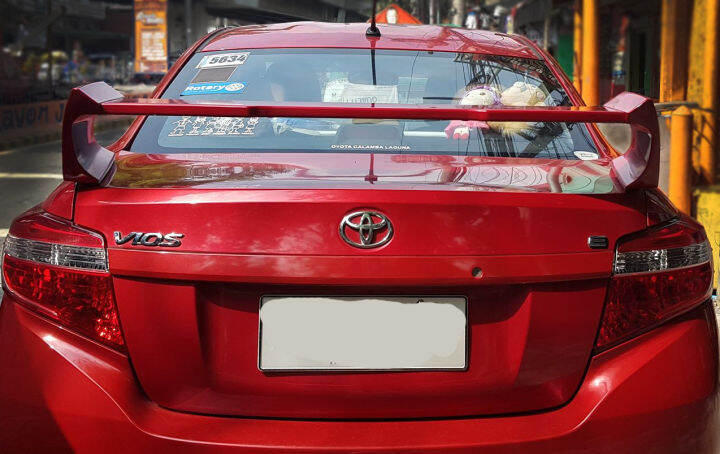 Toyota Vios 2014 to 2018 Unpainted TRD High Spoiler | Lazada PH