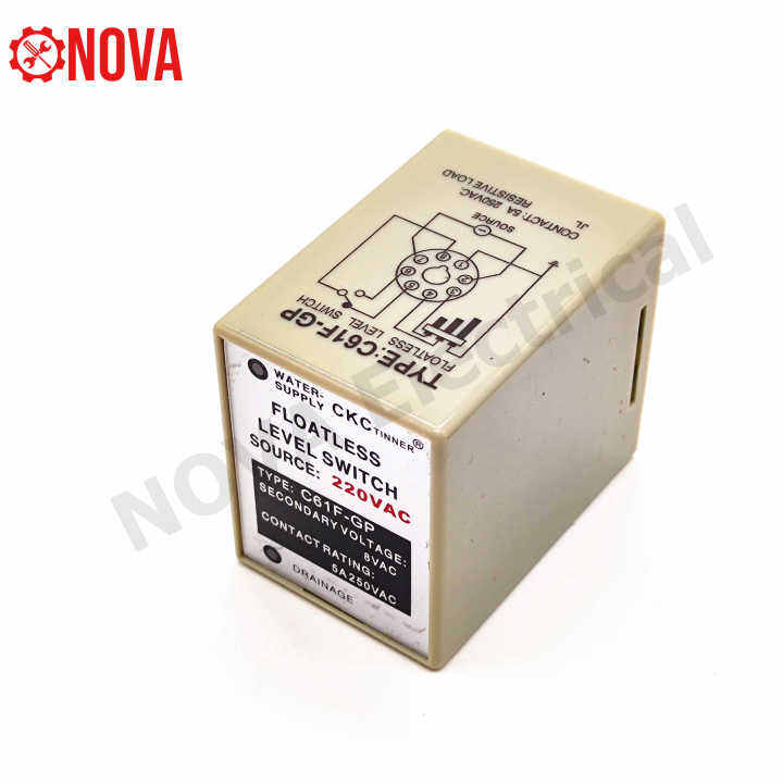 C61F-GP Liquid Level Switch Floatless Relay 220VAC / 380VAC with socket ...