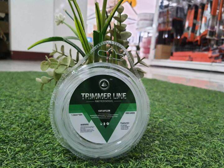 TREETOOLS เอ็นตัดหญ้า รุ่น TREETOOLS ขนาด1.3 มิล 10 เมตร (แบบกลม) TRIMMER LINE NYLON 100% ใช้กับ ...