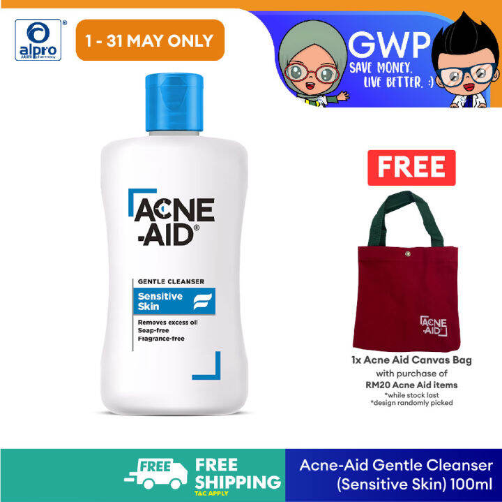 Alpro Pharmacy Acne-Aid Gentle Cleanser Sensitive Skin 100mL | Lazada