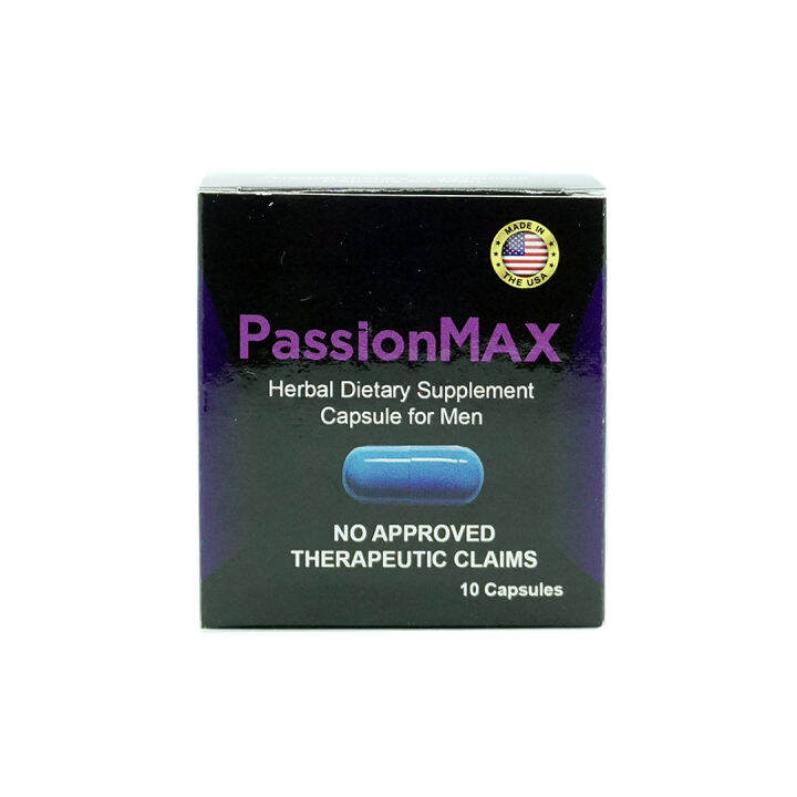 PassionMAX Herbal Dietary Supplement for Men (per capsule) | Lazada PH