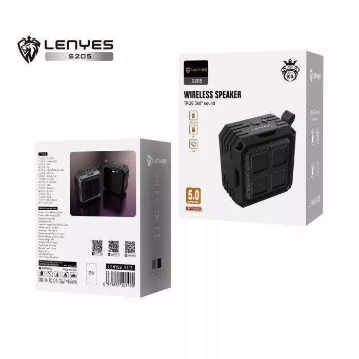 SPEAKER BLUETOOTH LENYES TWS S205 S205A WIRELESS SPEAKER S-205 S-205A | Lazada Indonesia