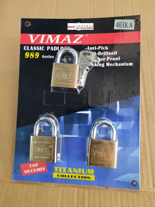 VIMAZ 403KA 40MM X 3PCS KEY ALIKE SET (989) | Lazada
