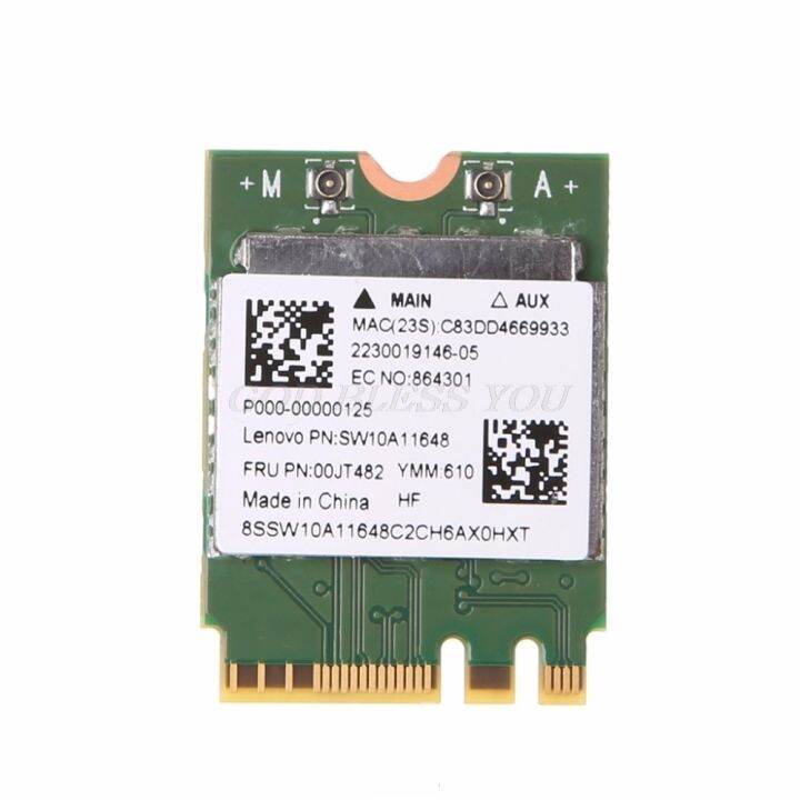 2018 New Dual Bands 2.4+5GHz 43 Bluetooth V4.0 M.2 Wifi WLAN 802.11ac ...