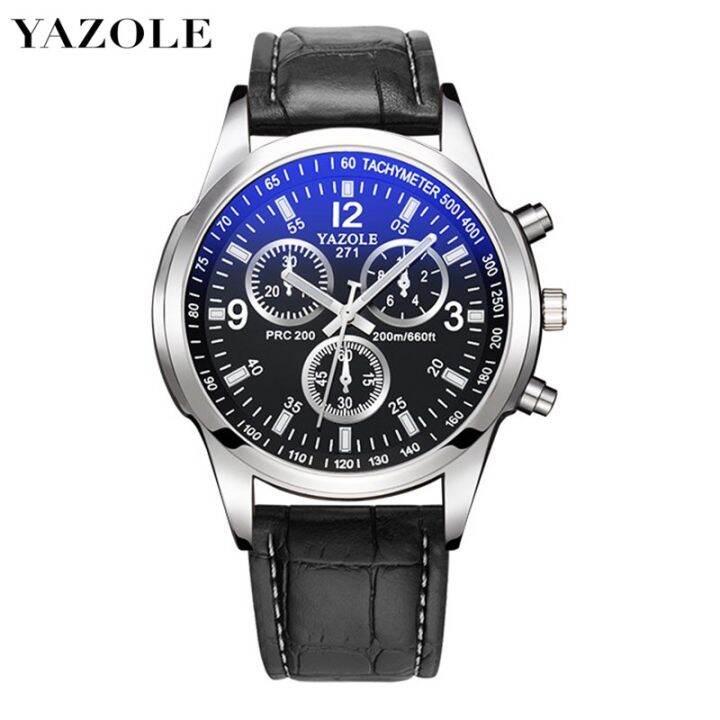 YAZOLE 271 Top Luxury นาฬิกาข้อมือมียี่ห้อสำหรับ Man แฟชั่นผู้ชายกีฬา ...