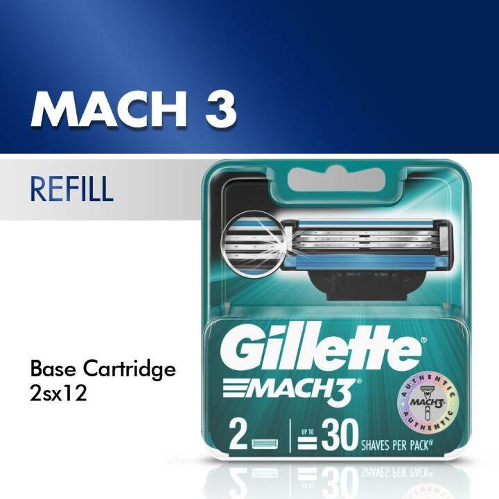 Hair Best Gillette Mach 3 Razor Blade 2 Refills | Lazada PH