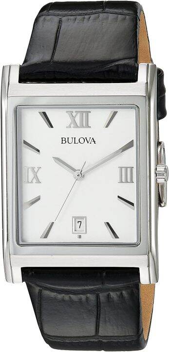 Authentic Hot Sale Bulova Original Discount Men's 96B107 Strap Silver ...
