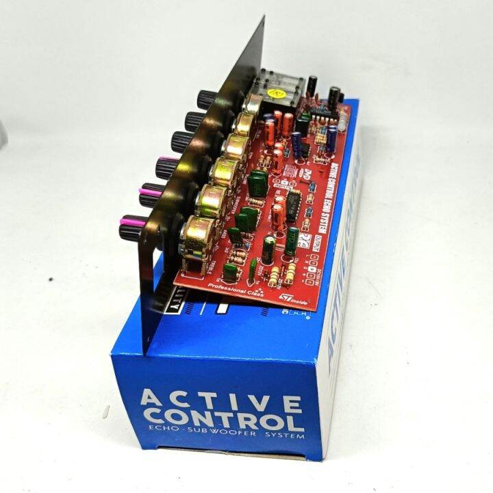 TC TONE CONTROL STEREO AKTIF AKTIVE SUBWOOFER 2 MIC ECHO + PANEL DEPAN ...