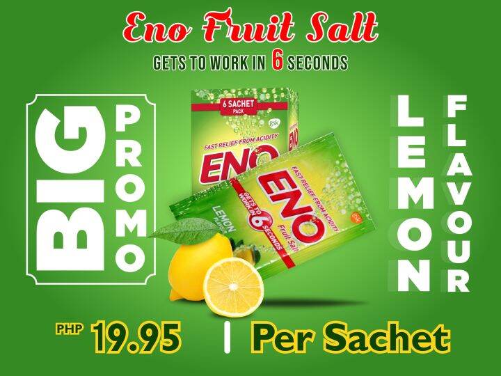 ENO FRUIT SALT - Eno Fruit Salt Lemon Flavour Per Sachet | Lazada PH