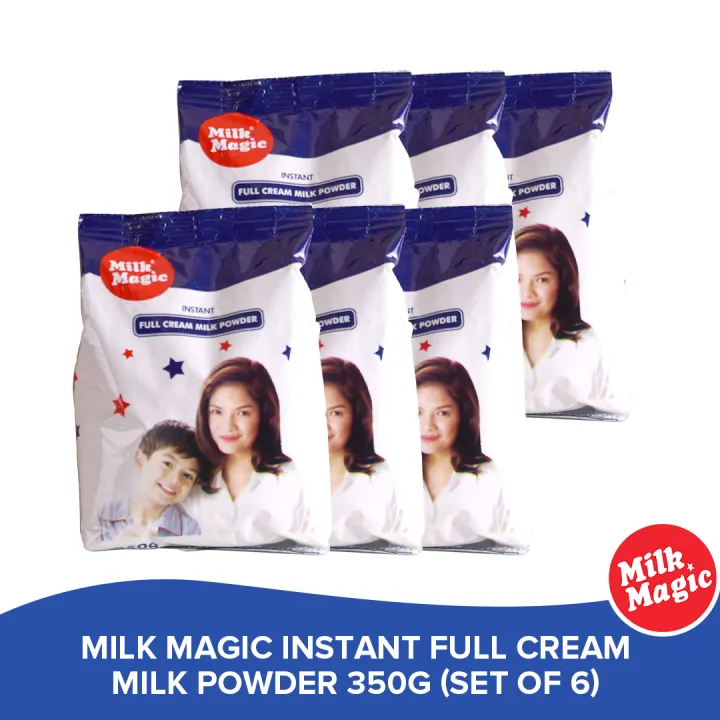 Milk Magic Instant Full Cream Milk Powder 350g (Set of 6) - Nutritious ...