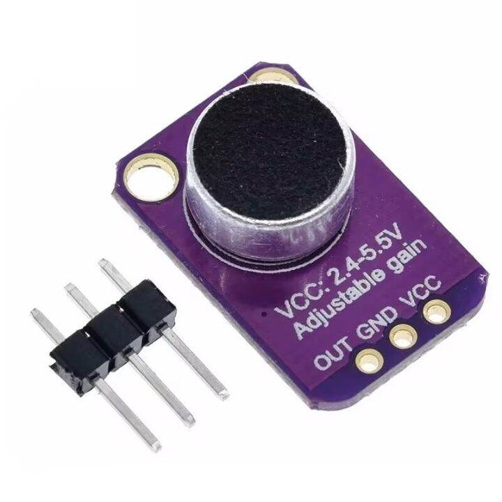 GY-MAX4466 MAX4466 Electret Microphone Amplifier Module Adjustable Gain ...