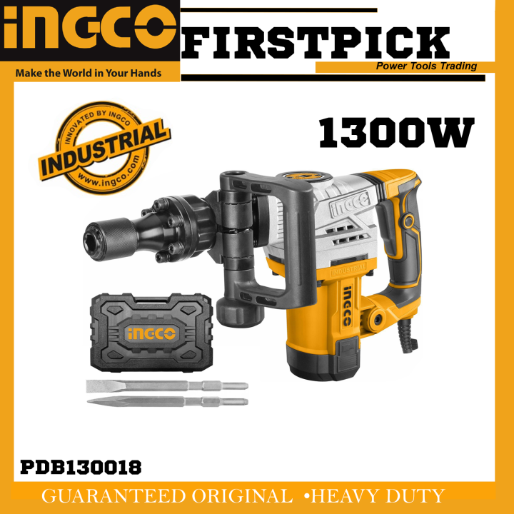 Ingco PDB130018 Industrial Demolition Breaker / Chipping Hammer 1300W ...