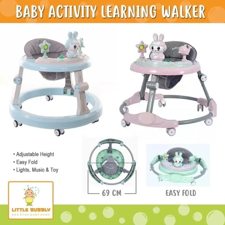 Babywalker adjustable Activity center and safety Learning Walkers First Steps | Lazada PH