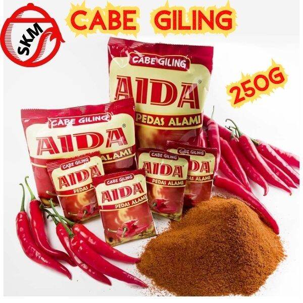 CABE GILING AIDA ISI 250 GR BUMBUNYA KHAS ORANG TASIKMALAYA PEDAS ALAMI ...