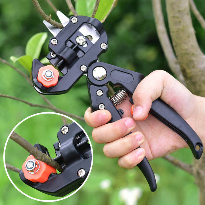 Pruning Cutting Grafting Shears Scissors Pruner Orchard and Garden Tools Multi-function ...