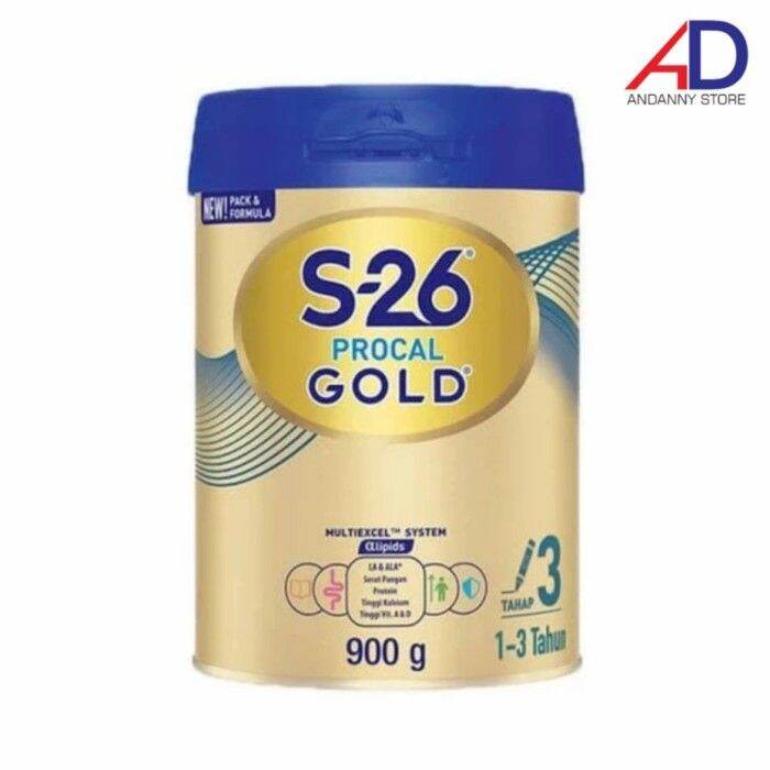 S26 PROCAL GOLD TAHAP 3 (1-3 TAHUN) 900GR / SUSU FORMULA S-26 | Lazada ...