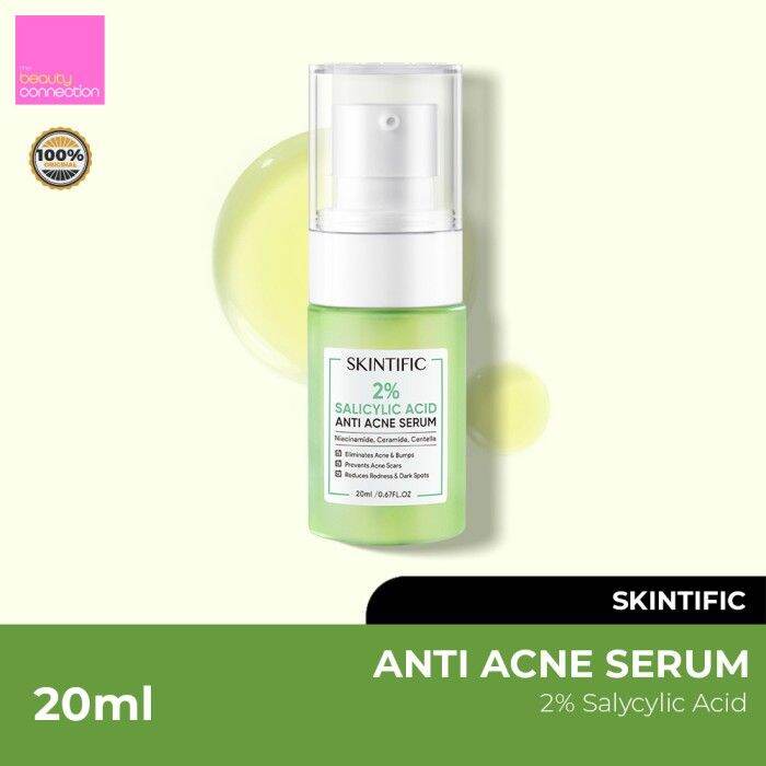 SKINTIFIC 2% Salicylic Acid Anti Acne Serum 20ml -Serum Jerawat ...