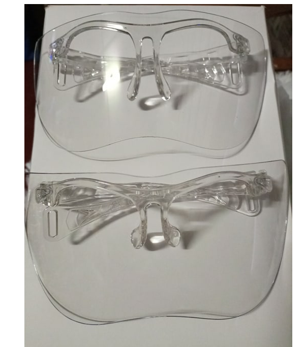 Buy1 take1 Oversize Eyeshield, Eye Visor, Eye Protection, Half Face Shield Acrylic, Butterfly ...